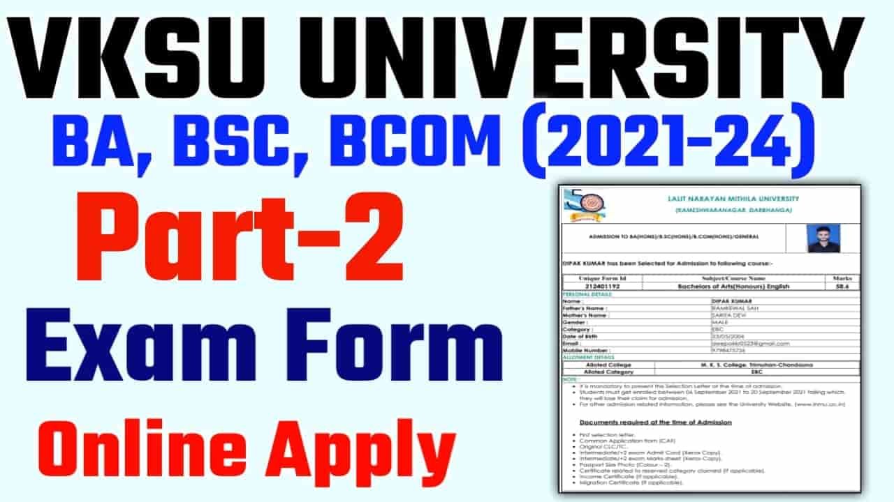 Vksu Part 2 Exam Form 2023