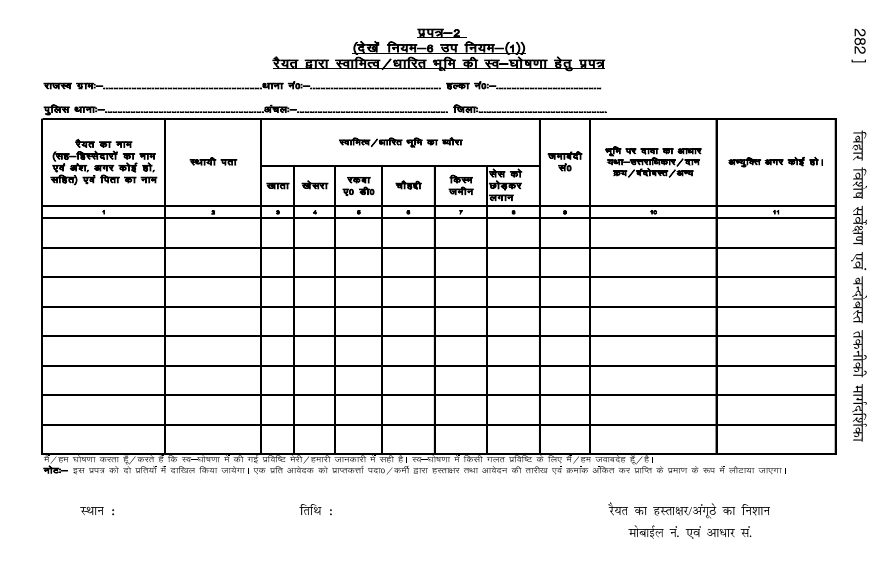 Bihar Land Survey Online Form Submission 2025: बिहार में ज़मीन का ...