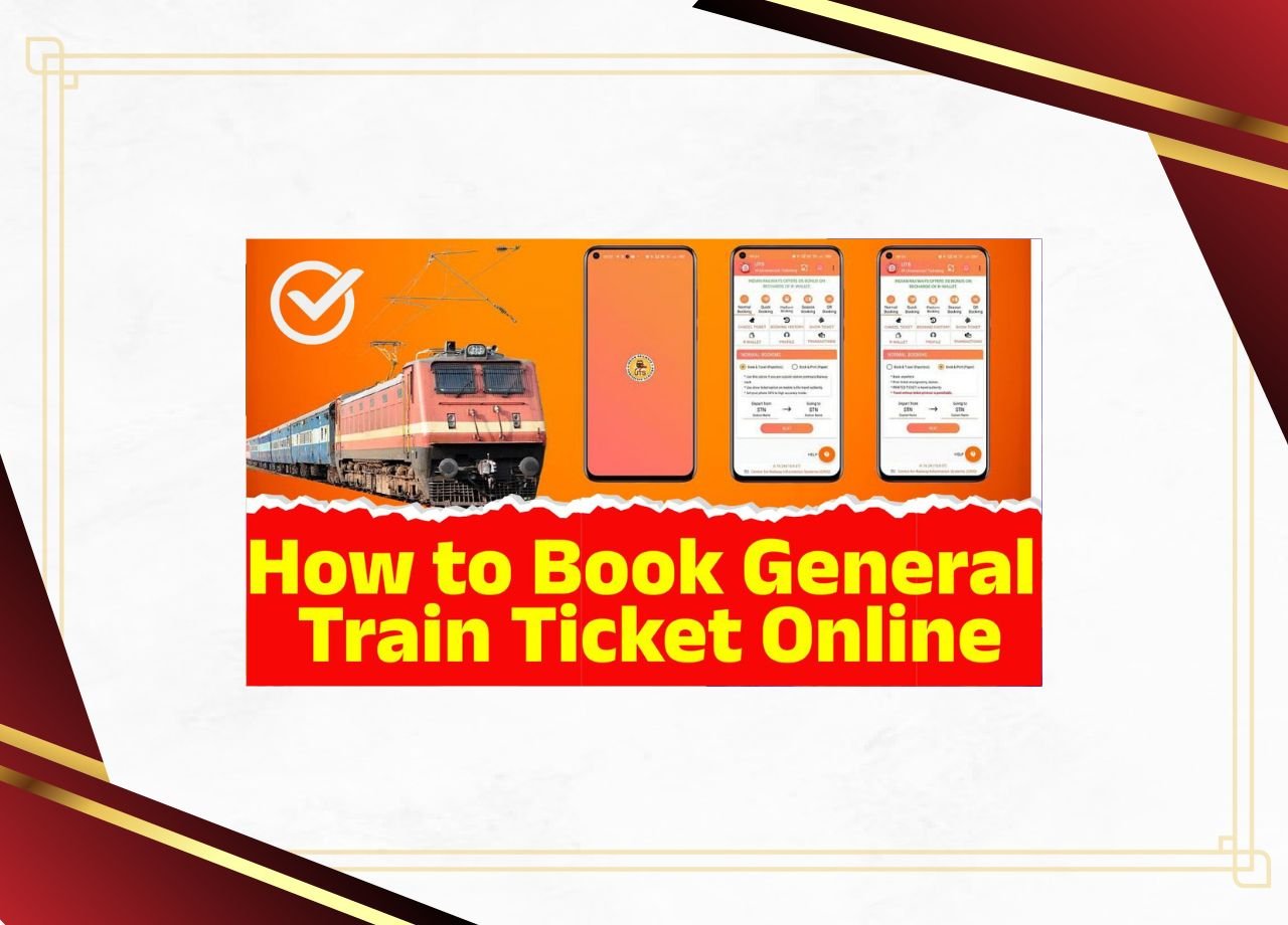Train Ka local ticket kaise book kare | How to Book General train ...